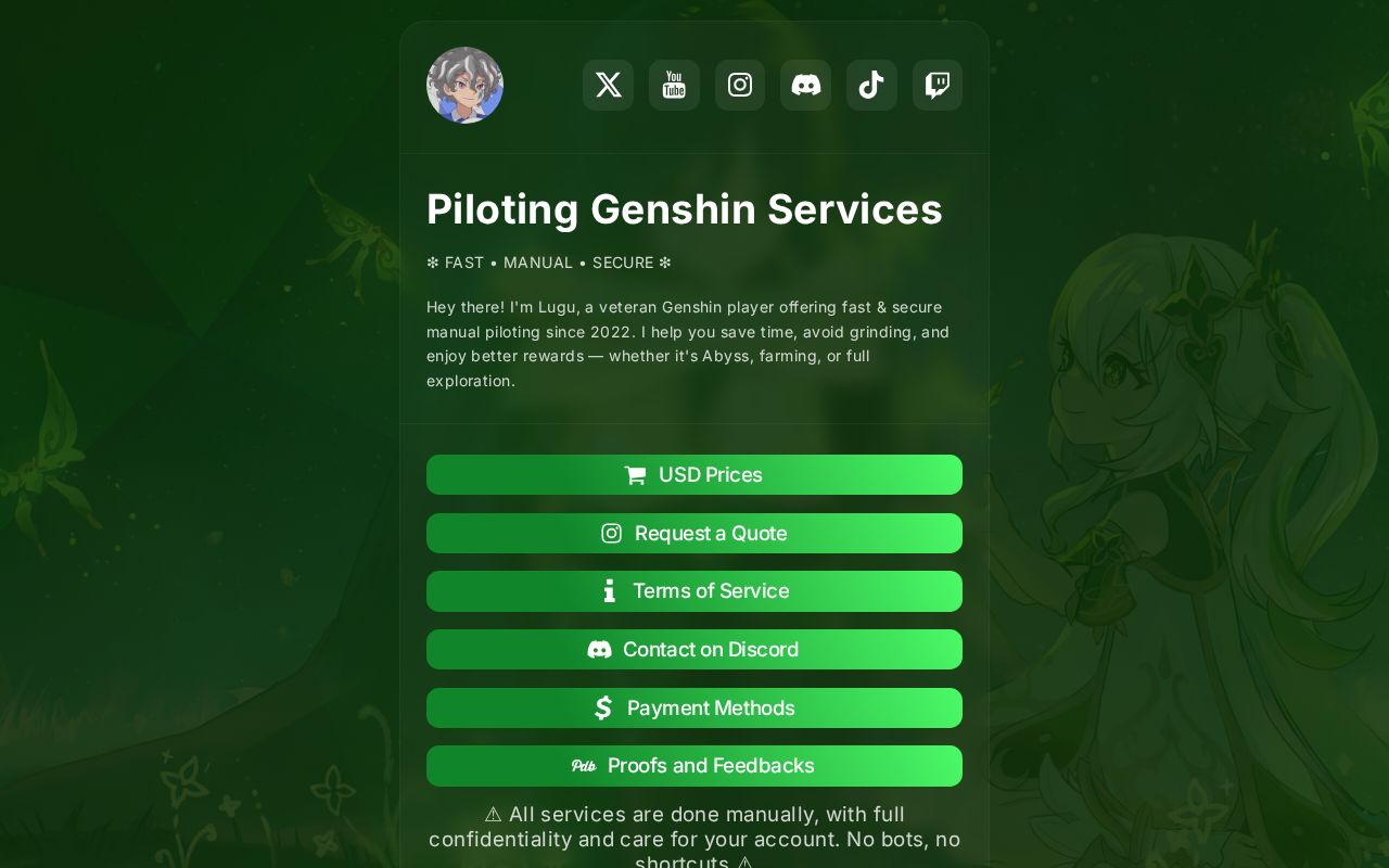 Lugu - Genshin Services (Global)